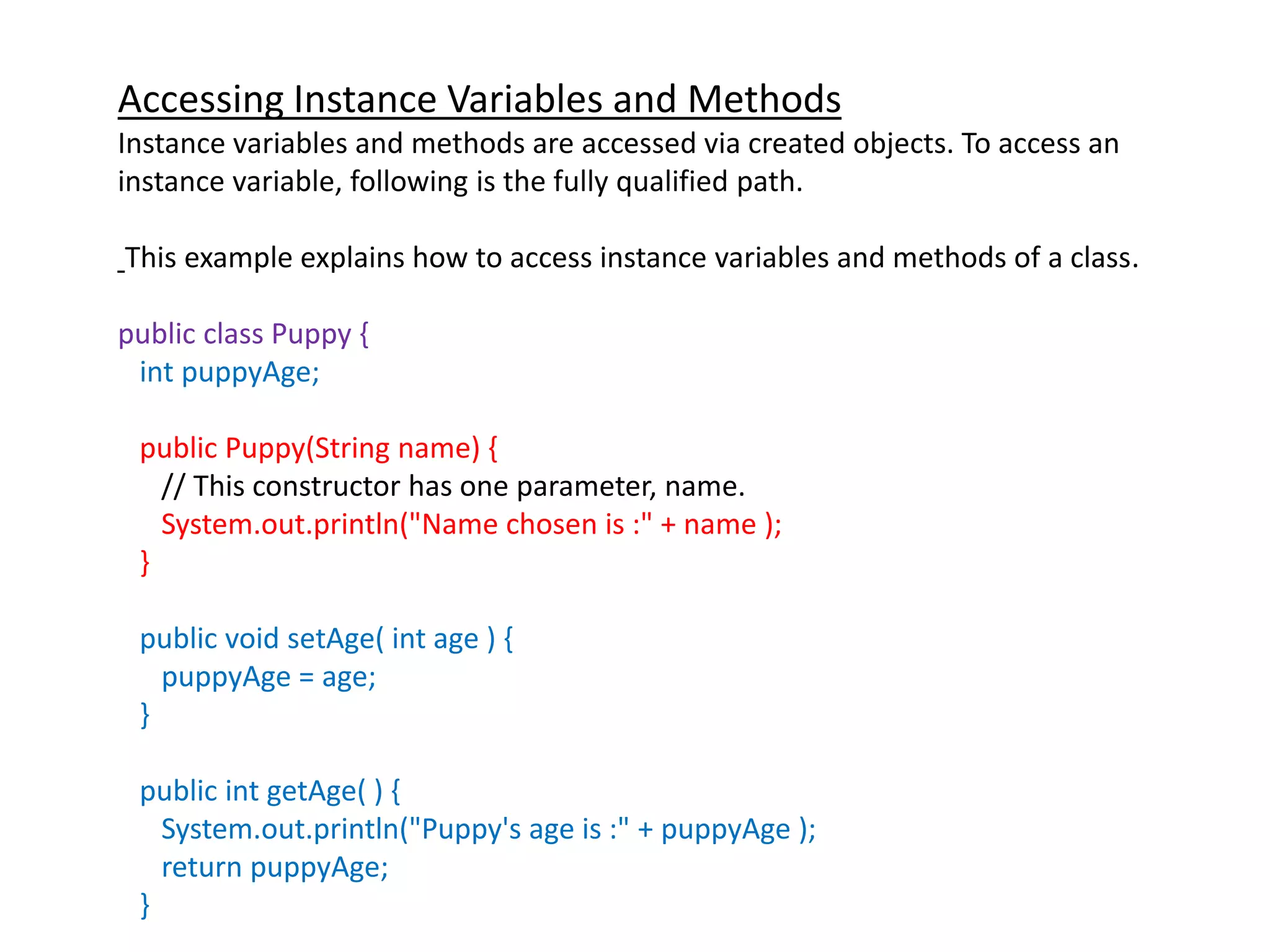 Fundamentals Of Oop Object Oriented Programming Pptx Programming