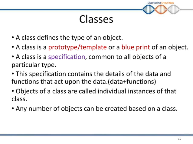 Fundamentals of OOP (Object Oriented Programming)