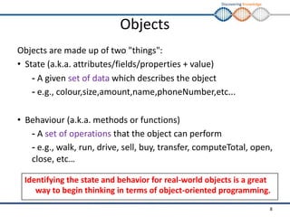 Fundamentals of OOP (Object Oriented Programming) | PPT