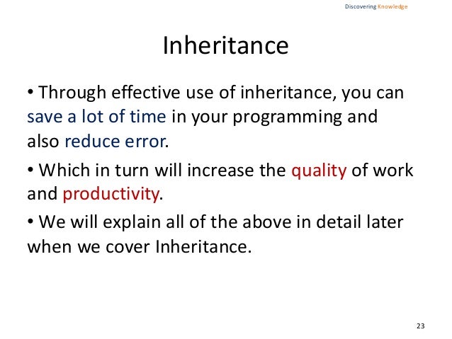 Fundamentals Of Oop Object Oriented Programming