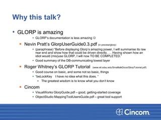 How and Where in GLORP | PDF