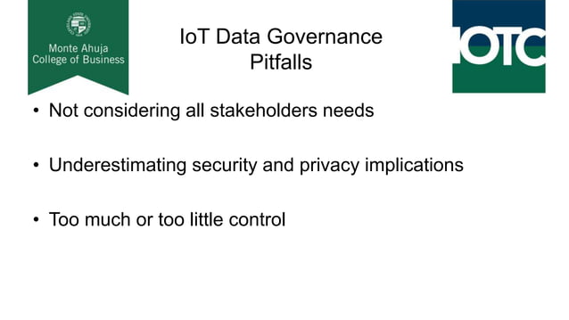 IoT and Data Governance | PPTX