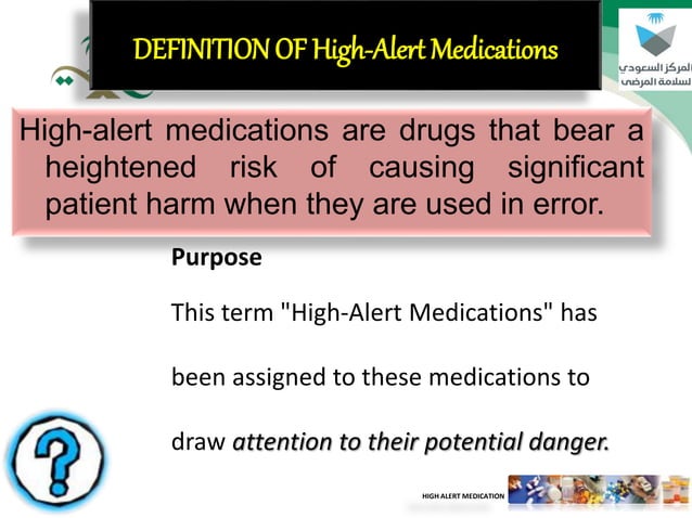 03 high alert medications | PPTX
