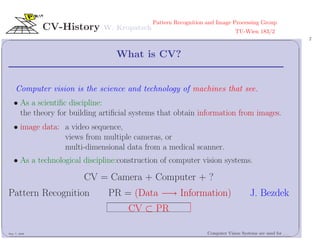 03 history of cv - a personal perspective | PDF