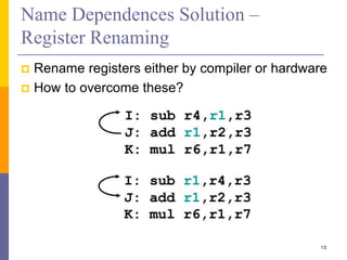 Instruction Level Parallelism – Compiler Techniques | PPTX | Programming Languages | Computing