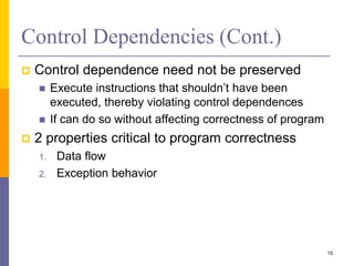 Instruction Level Parallelism – Compiler Techniques | PPTX | Programming Languages | Computing