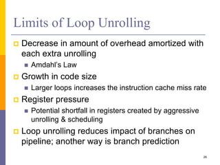 Instruction Level Parallelism – Compiler Techniques | PPTX | Programming Languages | Computing