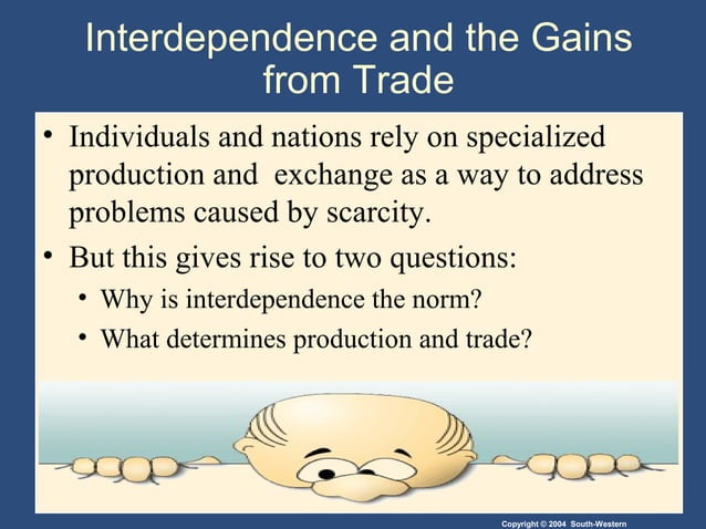 interdependence and the gains from trade | PPT