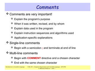 Introduction to Assembly language Programming.ppt