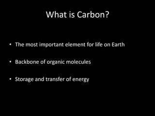 03 Introduction to Carbon Cycle | PPTX