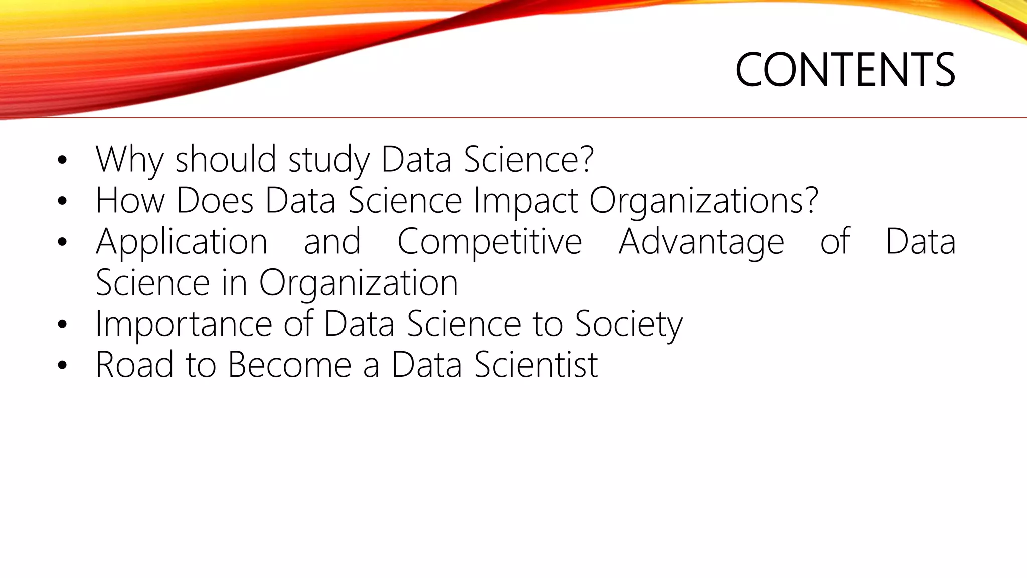 Introduction to Data Science | PPTX