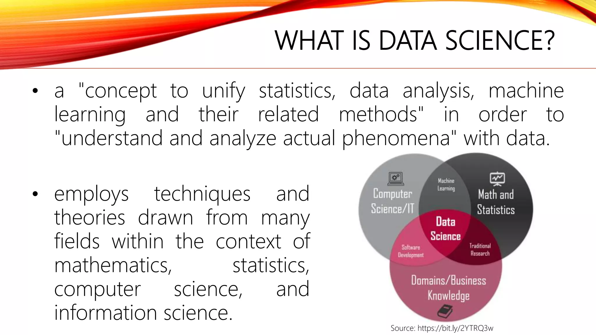 Introduction to Data Science | PPTX
