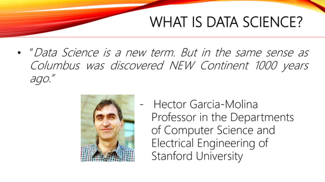 Introduction to Data Science | PPTX | Technology Industry | Industries