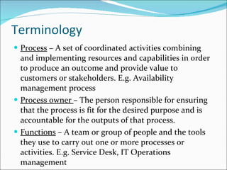 Introduction to ITIL v3 Foundation exam | PPT