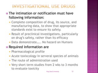 03 investigational use drugs update from guidelines | PPTX