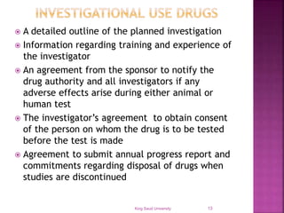 03 investigational use drugs update from guidelines | PPTX