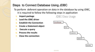 03-JDBC.pptx | Databases | Computer Software and Applications