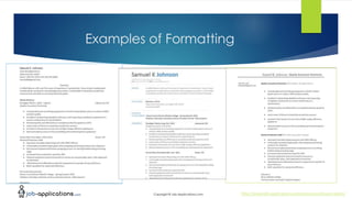 Job-Applications.com Resume Lesson Plan | PPTX