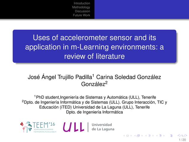 Uses of accelerometer sensor and its application in m-Learning ...