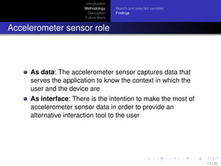 Uses of accelerometer sensor and its application in m-Learning ...