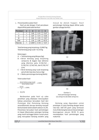 Portable Mesin Pemotong Kentang Otomatis Dengan Mekanikme Crank-Slider ...