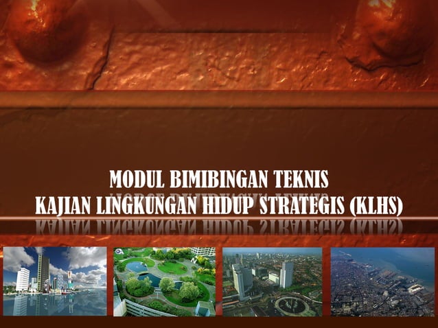 kajian lingkungan hidup strategis | PPT
