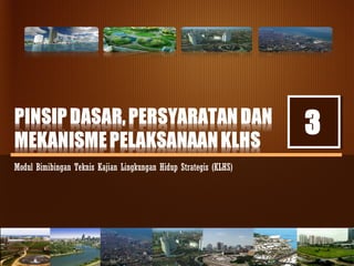 kajian lingkungan hidup strategis | PPT