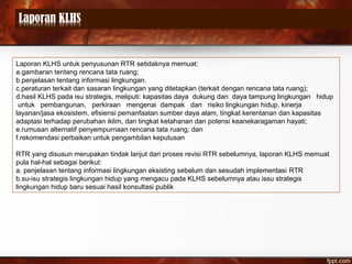 kajian lingkungan hidup strategis | PPT
