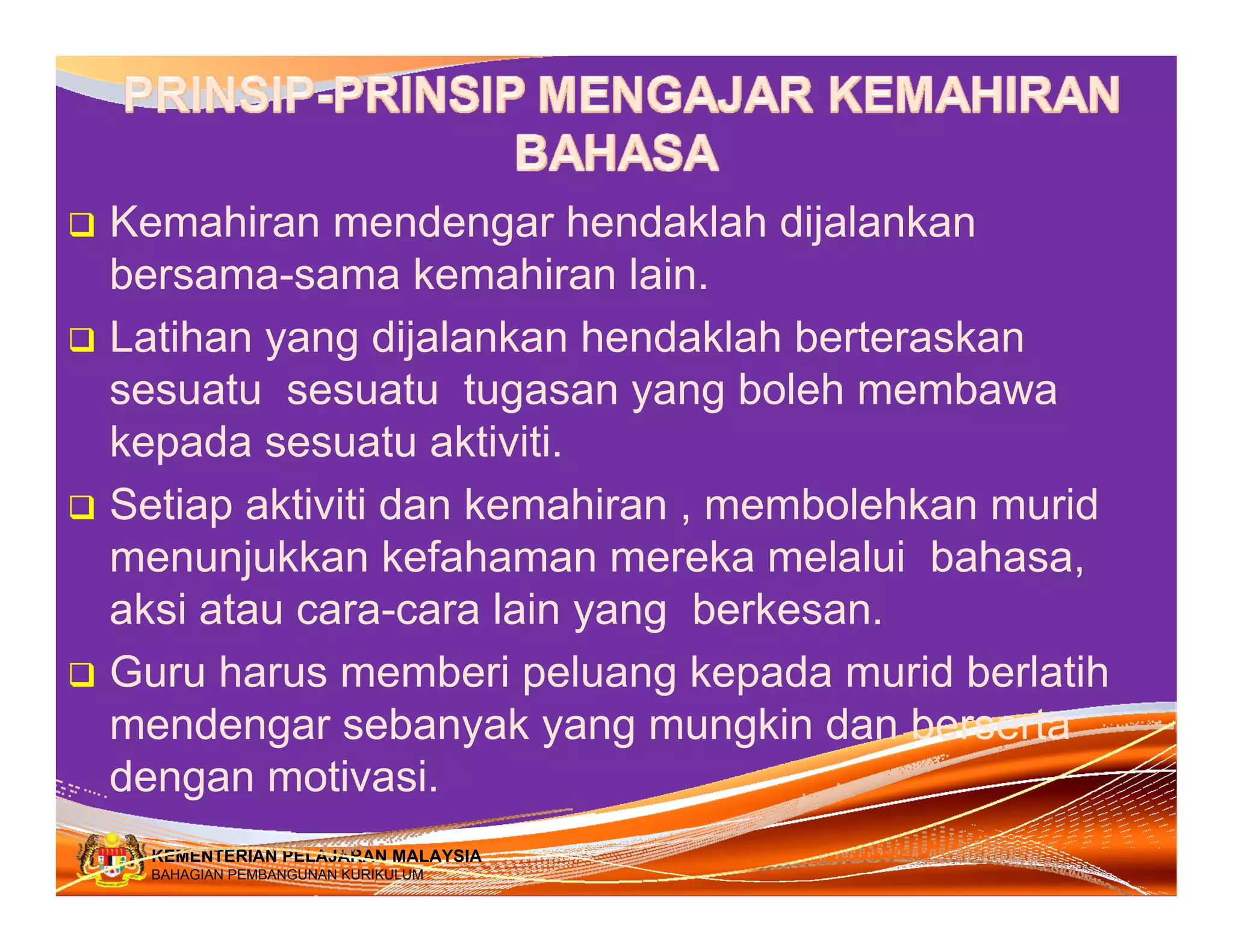 03 kemahiran mendengar dan bertutur | PDF