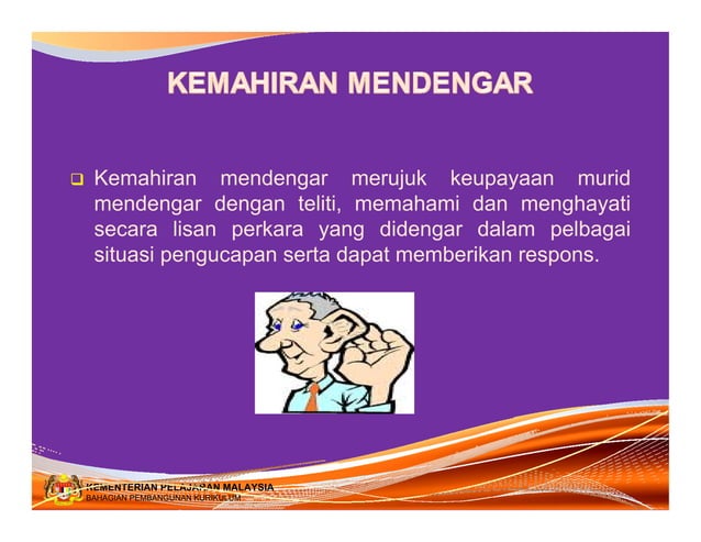 03 kemahiran mendengar dan bertutur | PDF