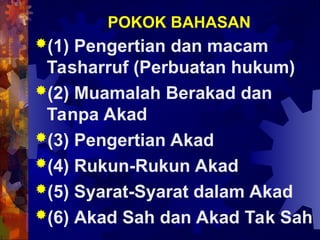 Konsep Akad dalam Muamalah - oleh: Oleh : KH. M. Shiddiq Al Jawi, S.Si ...