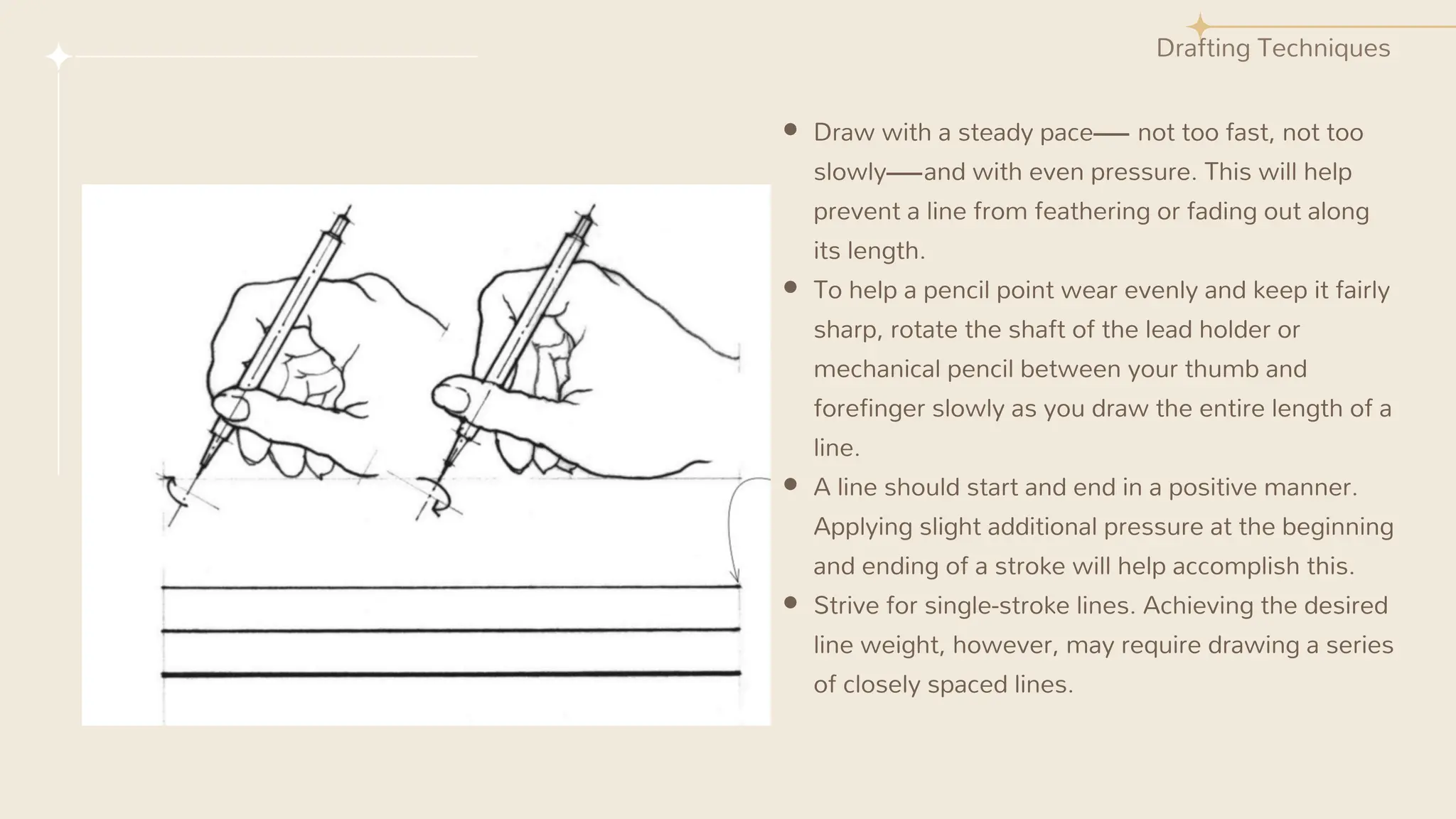 Architectural Visual Communication 1- Graphics 1 - 03 - LINES | PDF