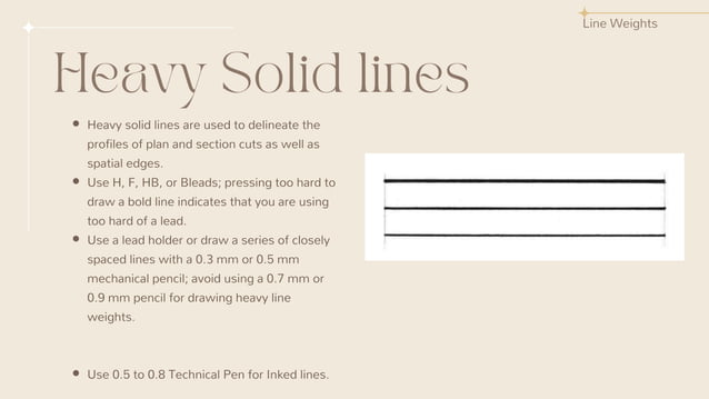 Architectural Visual Communication 1- Graphics 1 - 03 - LINES | PDF