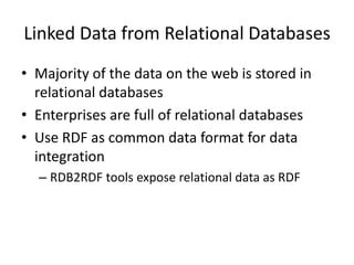 Publishing Linked Data 3/5 Semtech2011 | PPT