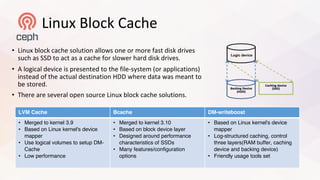 Linux Block Cache Practice on Ceph BlueStore - Junxin Zhang | PDF | Operating Systems | Computer ...