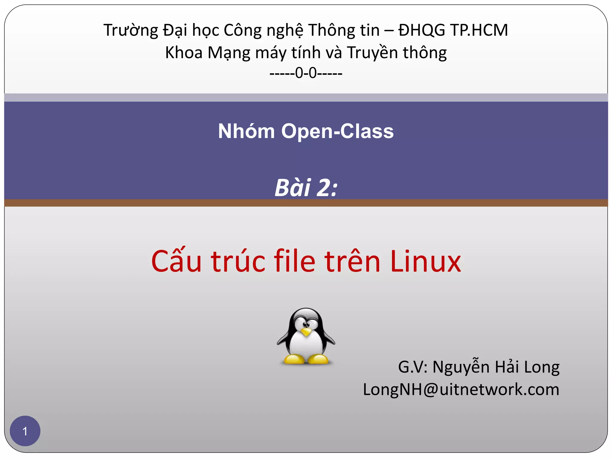 Lesson 3 - Linux File System | PPT