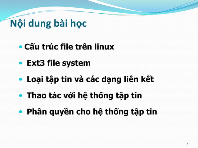 Lesson 3 - Linux File System | PPT