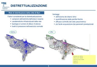 Perdite idriche: tecnologie e know-how in AQP | PPTX