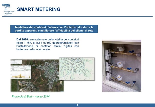 Perdite idriche: tecnologie e know-how in AQP | PPTX
