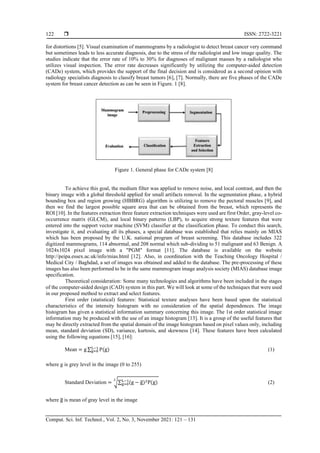 Classification of mammograms based on features extraction techniques using support vector ...