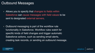 Processing outbound messages with Node.js