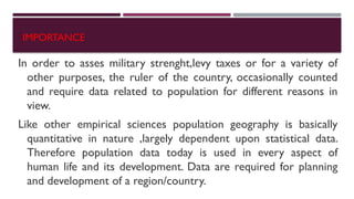 Methods of Population Data Collection final | PPT