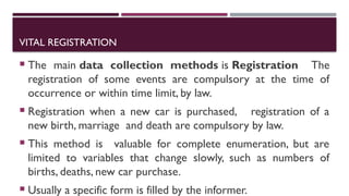 Methods of Population Data Collection final | PPTX