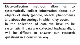 Methods of Population Data Collection final | PPT