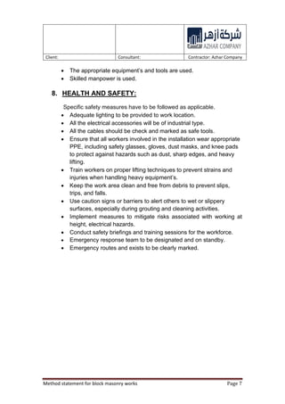 03 - Method Statement for block masonry.pdf