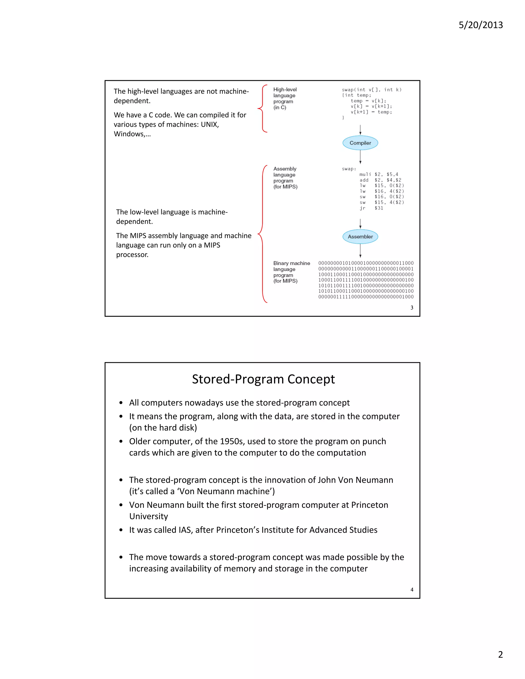 03 mips assembly language | PDF | Operating Systems | Computer Software ...