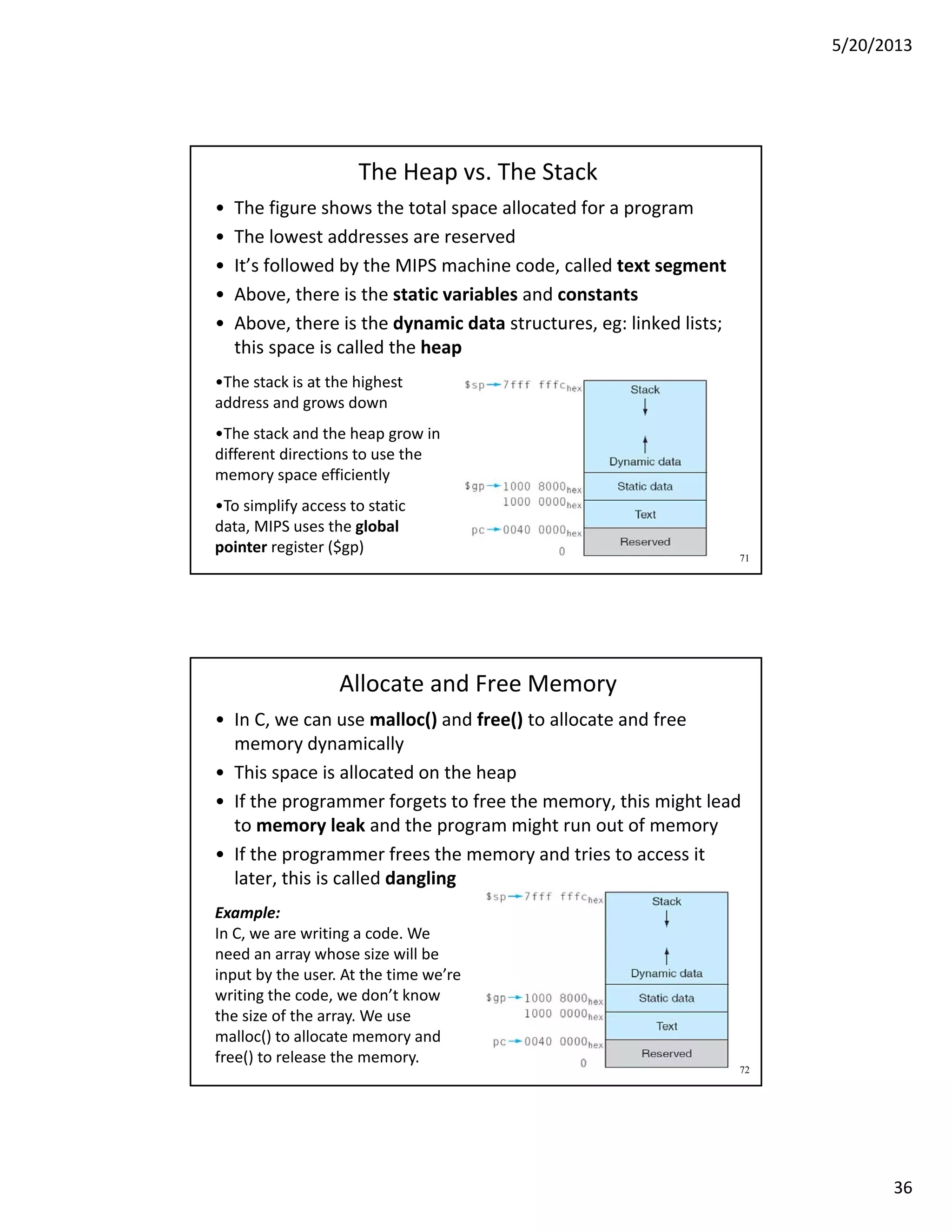 03 mips assembly language | PDF | Operating Systems | Computer Software and Applications