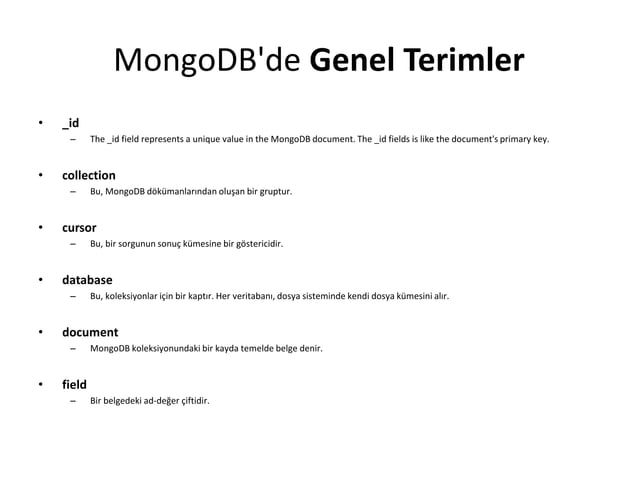 MongoDB Overview | PPT