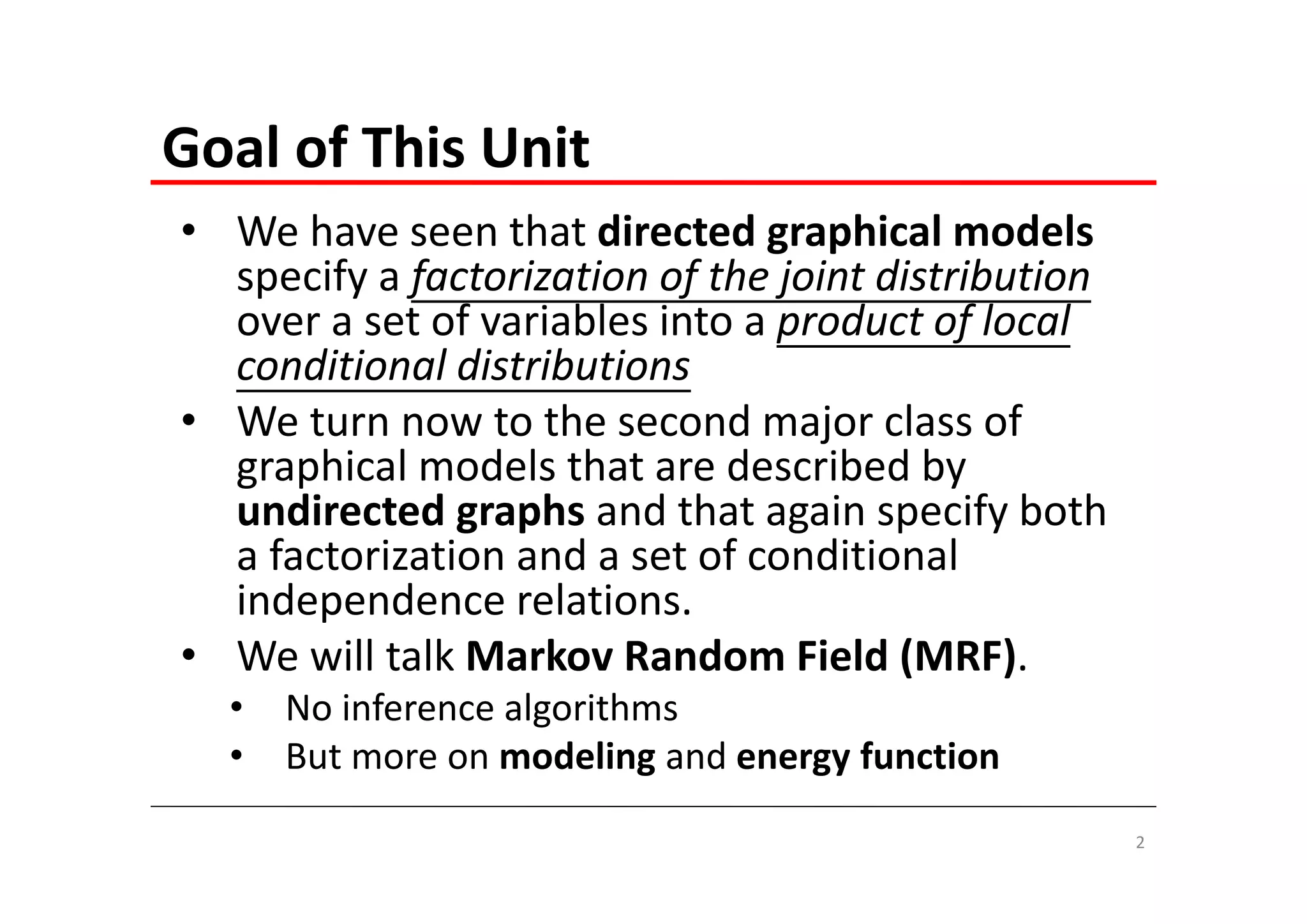 Markov Random Field (MRF) | PDF