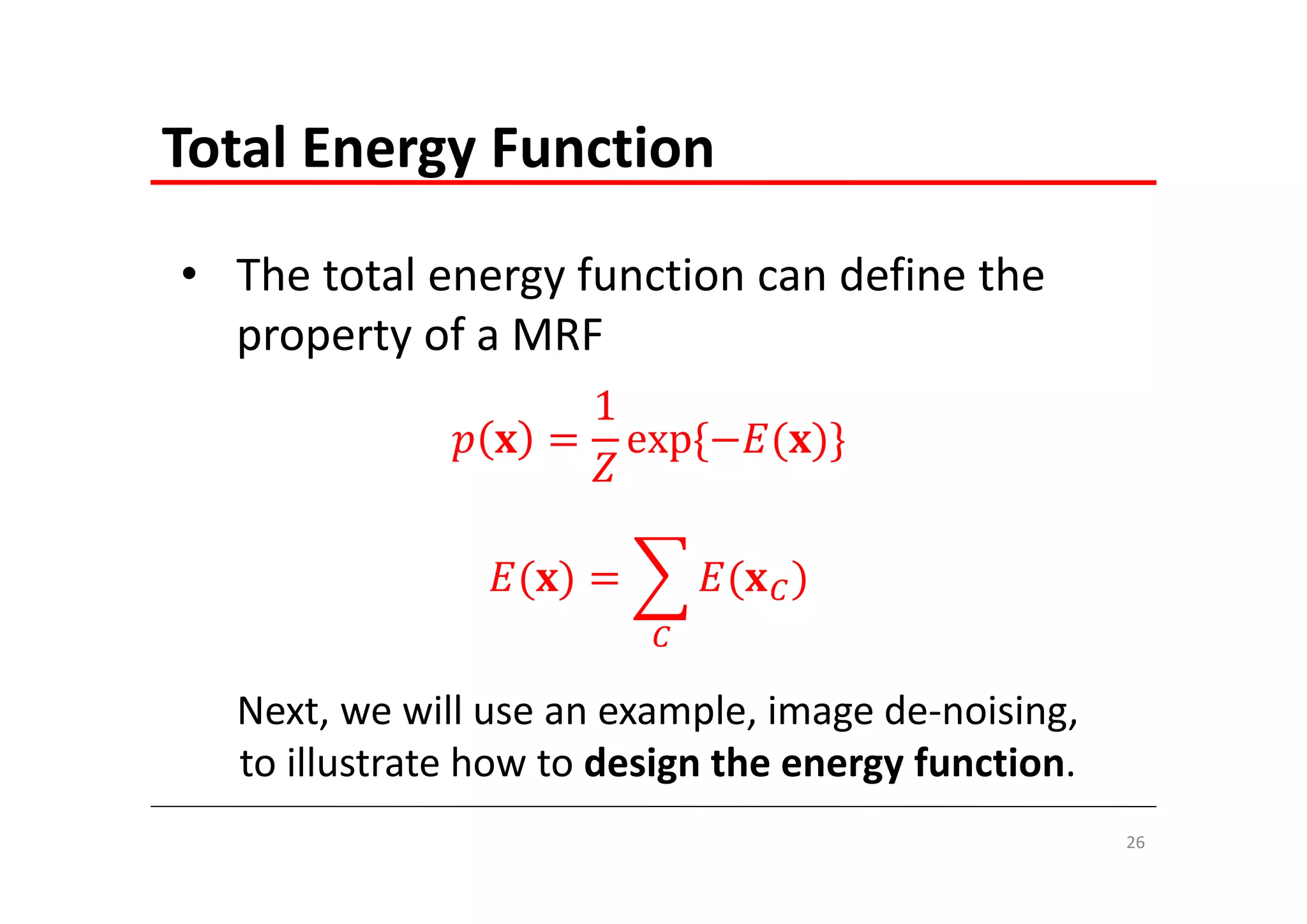 Markov Random Field (MRF) | PDF